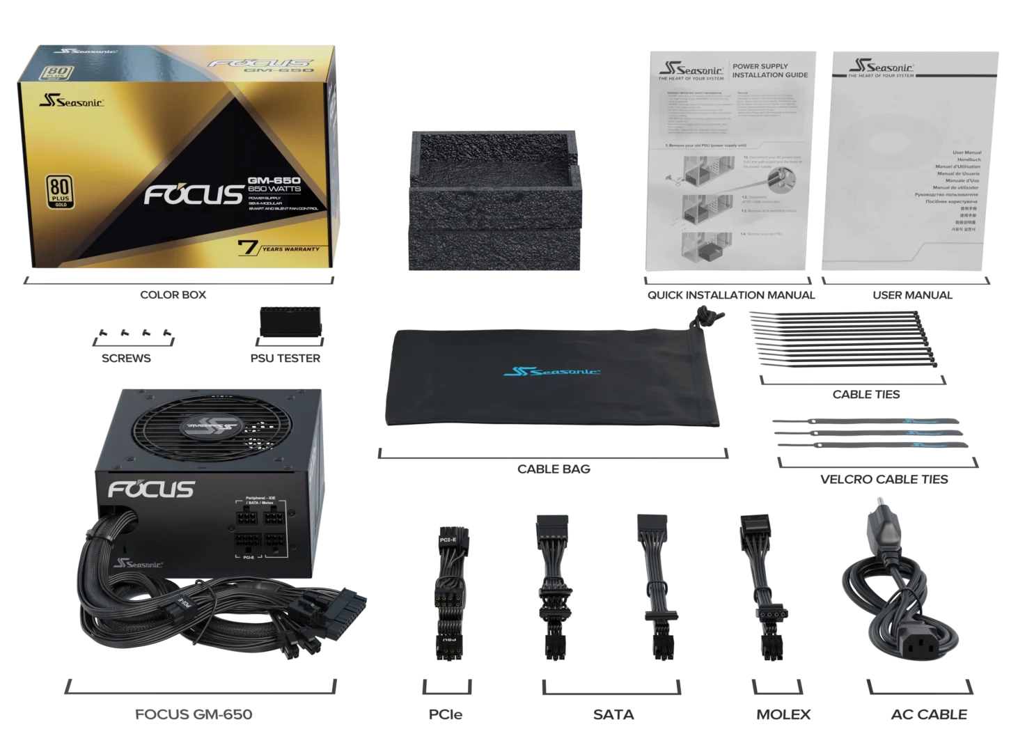 FOCUS GM - Seasonic High Quality Power Supplies