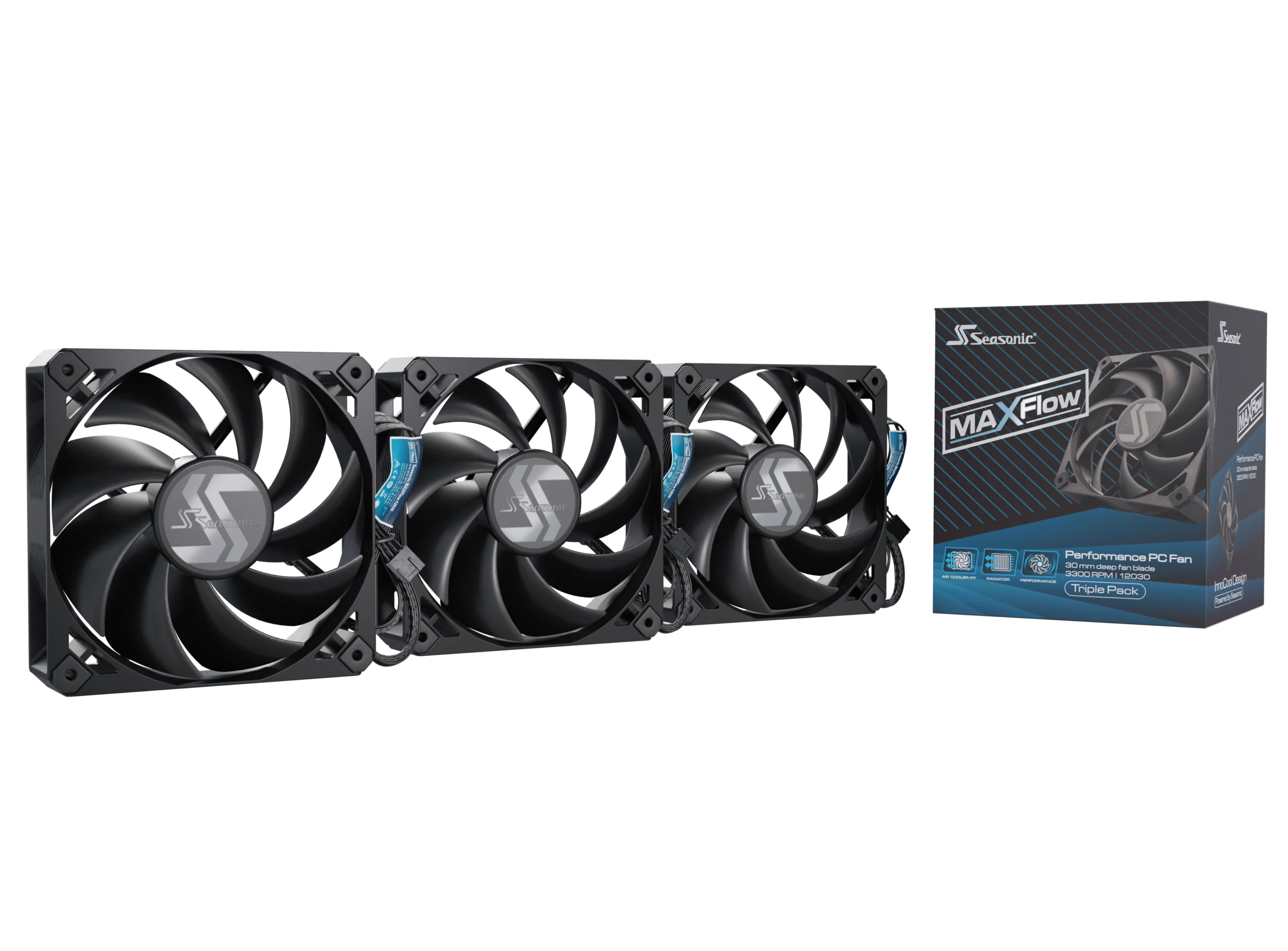 MAXFlow 120 毫米 -海韵 高品质风扇 120 毫米