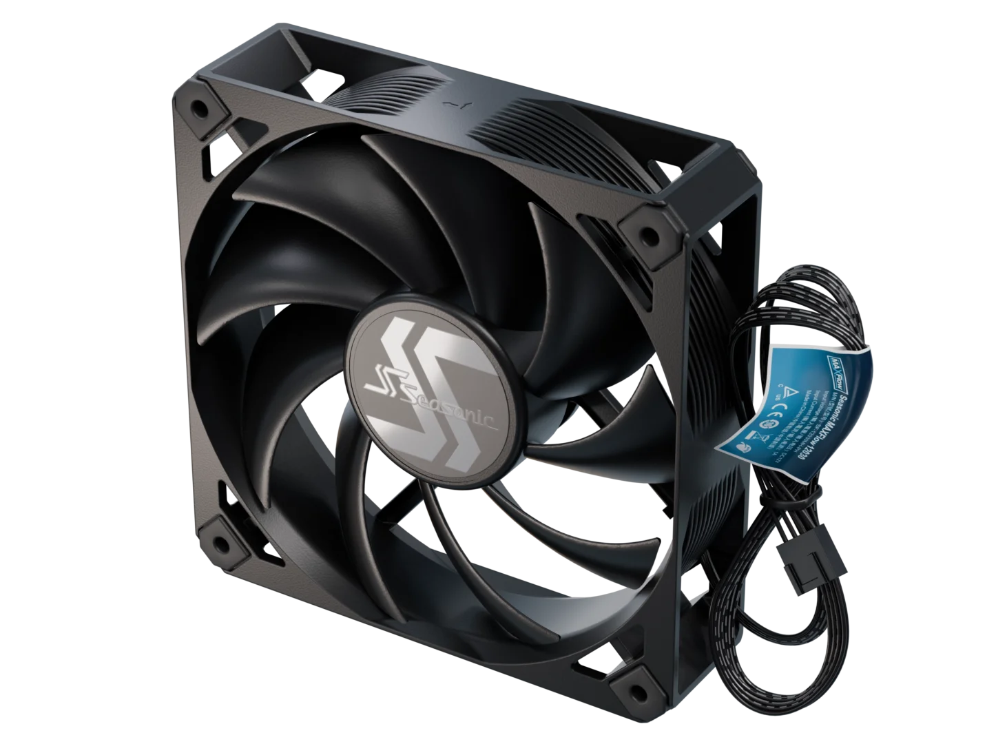 MAXFlow 120 mm - Ventola di raffreddamento Seasonic di alta qualità da 120 mm