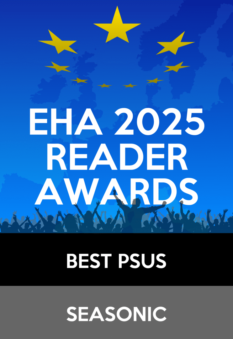 Seasonic Wins EHA Reader Award 2025 for Best Power Supply