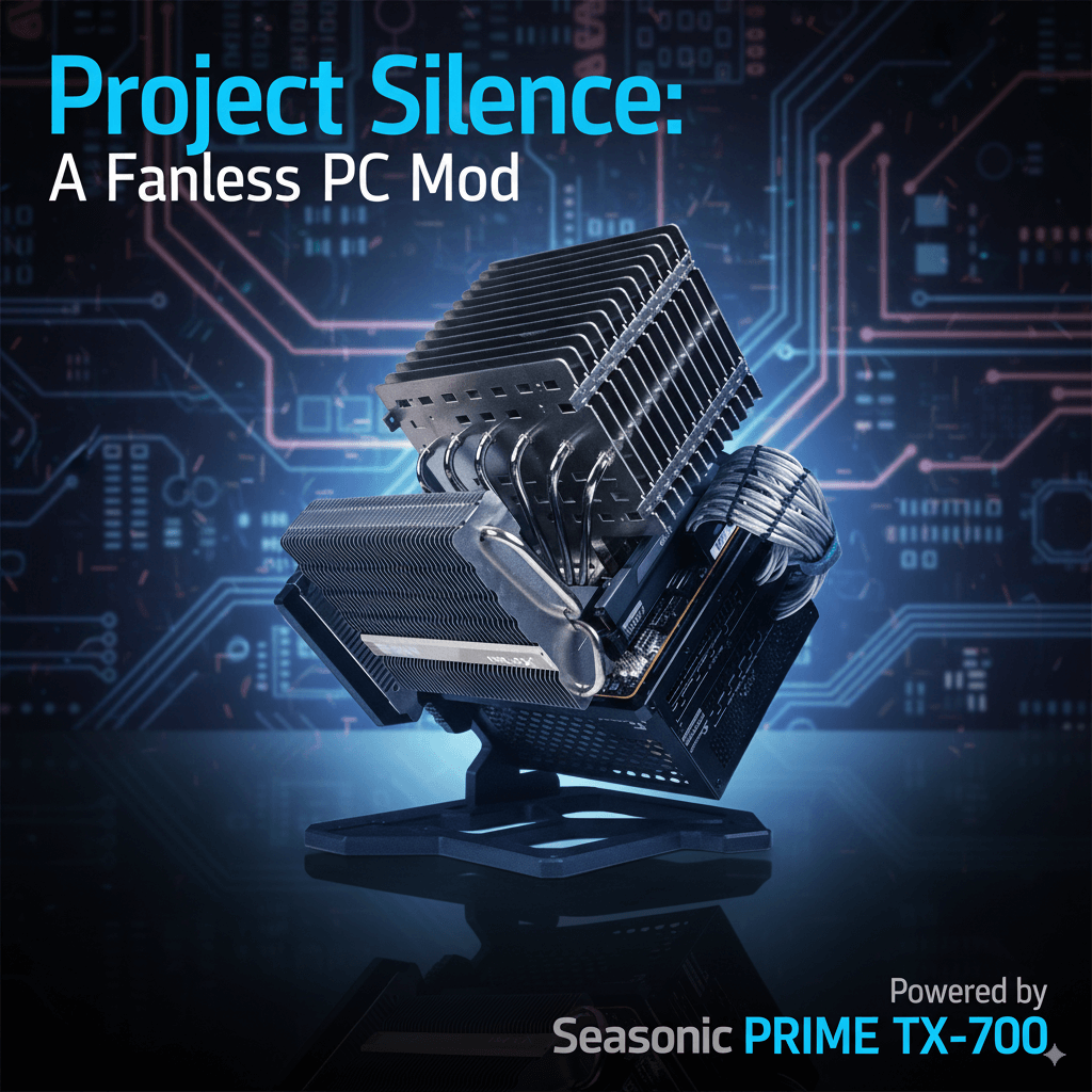Project Silence: Fanless PC Mod with Seasonic PRIME TX-700